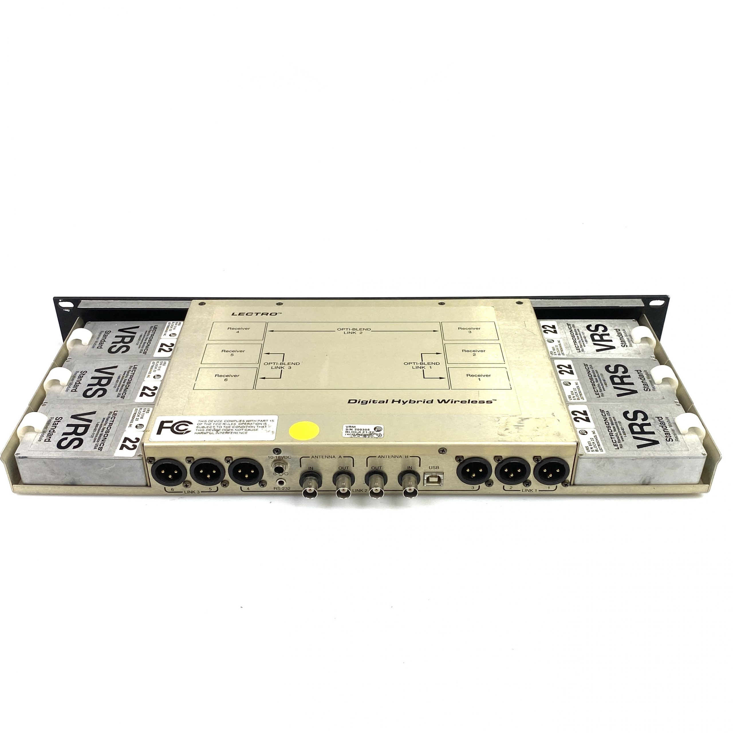 Lectrosonics Venue (Fully Loaded x6 VRS B22 Modules)