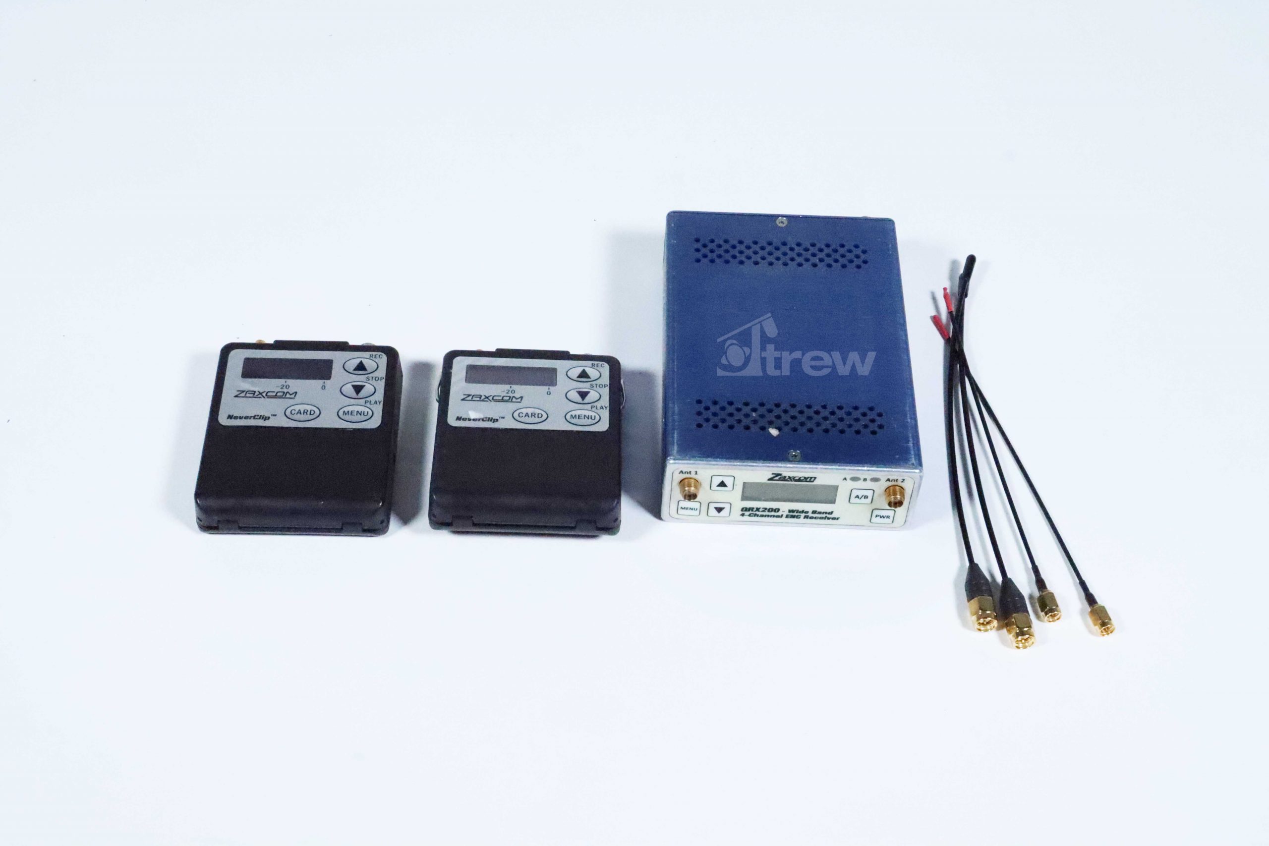 Zaxcom QRX200 and 2xTRXLA2.6 Wireless Kit 596-698 MHz - Trew Audio